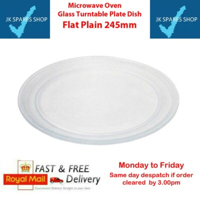 Glass Plate For Microwave Ovens Daewoo Tesco LG Cookworks Teka 245mm 9. ...