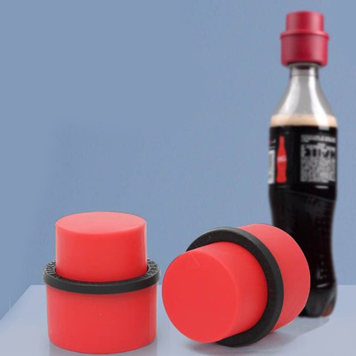 2Pcs Inflatable Airtight Soda Cap Leak Proof Bottle Pump Caps for ...