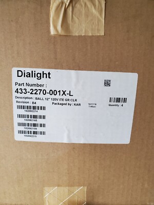 Traffic Signal Light New (4) 12” Dialight GREEN LED Module 120V 433 ...