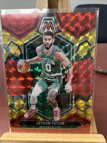2023-24 Panini Mosaic - Red & Yellow Fusion Mosaic Prizm #147 Jayson ...