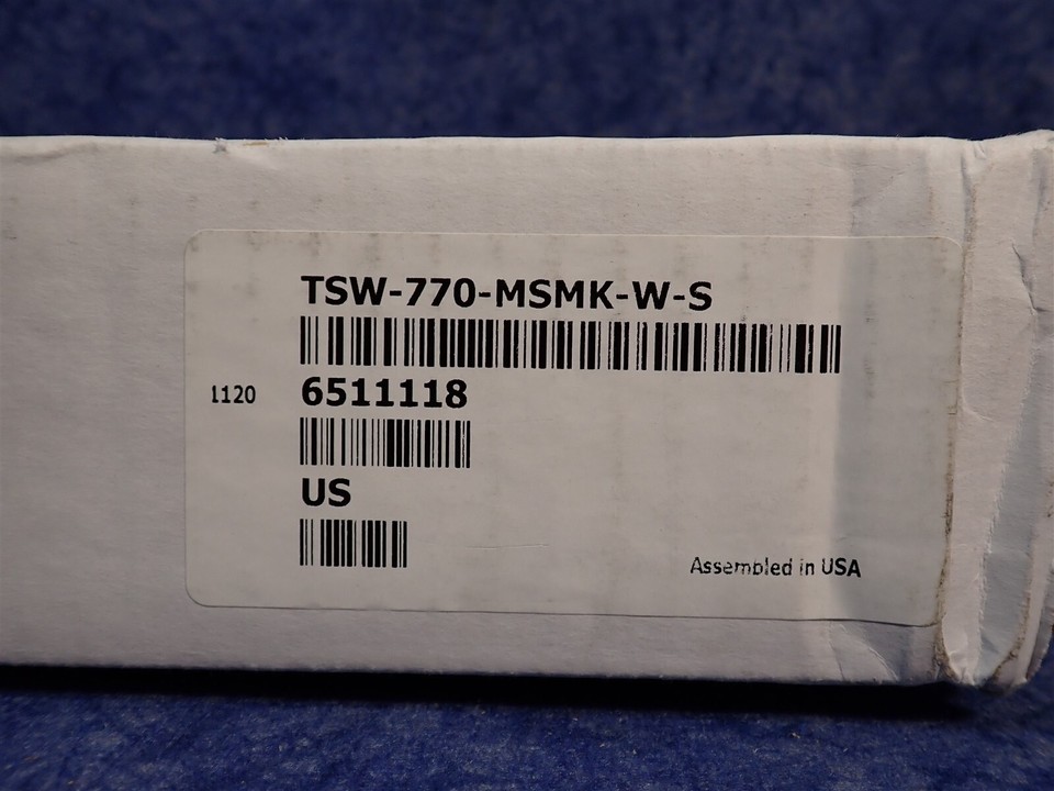 NEW Crestron TSW-770-MSMK-W-S Multisurface Mount Kit for TSW-770, White ...