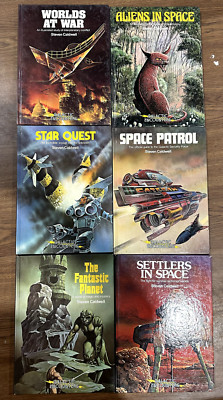 Rare full set of Stephen Caldwell Galactic Encounters 6 Book Vintage SciFi | eBay