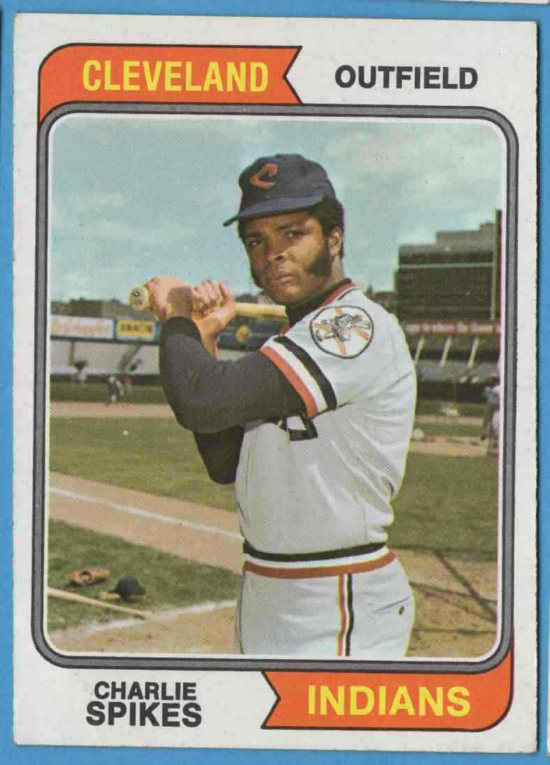 1974 Topps Charlie Spikes #58 Cleveland Indians | eBay