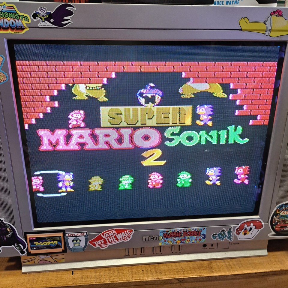 famiclone famicom mario & sonic 2 hack | eBay