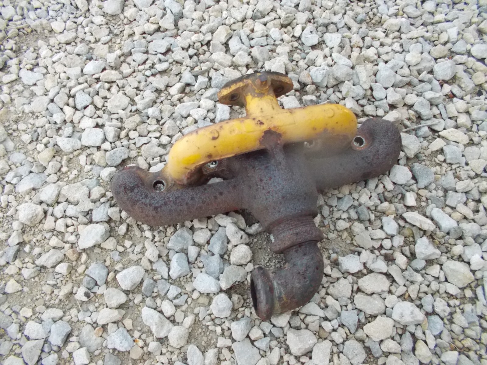 International Farmall Cub IH tractor original downward exhaust manifold ...