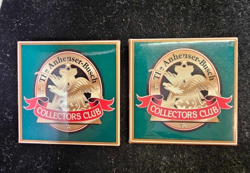 2pc- The Anheuser-Busch Collectors Club budweiser Brooch/Pin/Button ...