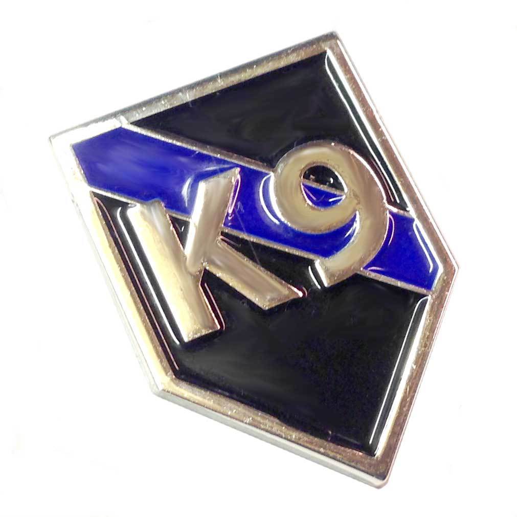 Thin Blue Line Police Sheriff Law Enforcement K9 Canine Dog Lapel Pins ...