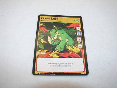 2004 Neopets Trading Card Game - Green Lupe Neopet | Lupe | Earth LP ...