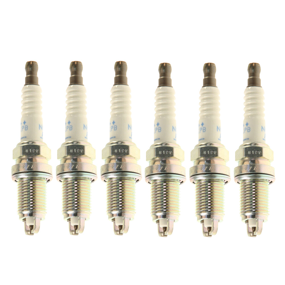 NGK Set of 6 Multi-Ground Laser Platinum Spark Plugs Necked Down Gap 0. ...