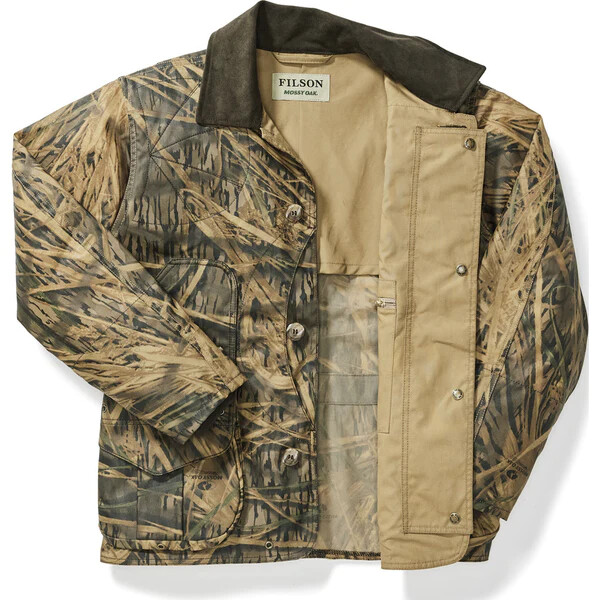 Filson x Mossy Oak Shelter Waterfowl Upland Coat NEW 20073978 MADE IN ...