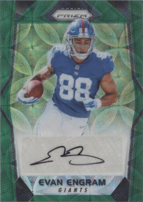 2017 Panini Prizm - Rookie Autographs Evan Engram #RA-EE Green Scope ...