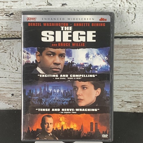 The Siege (DVD, 2000) Denzel Washington, Bruce Willis, Annette Bening ...
