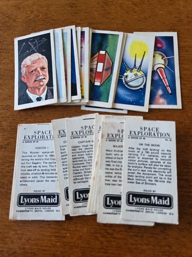 LYONS MAID CARDS. SPACE EXPLORATION. CHOOSE YOUR CARD. | eBay UK