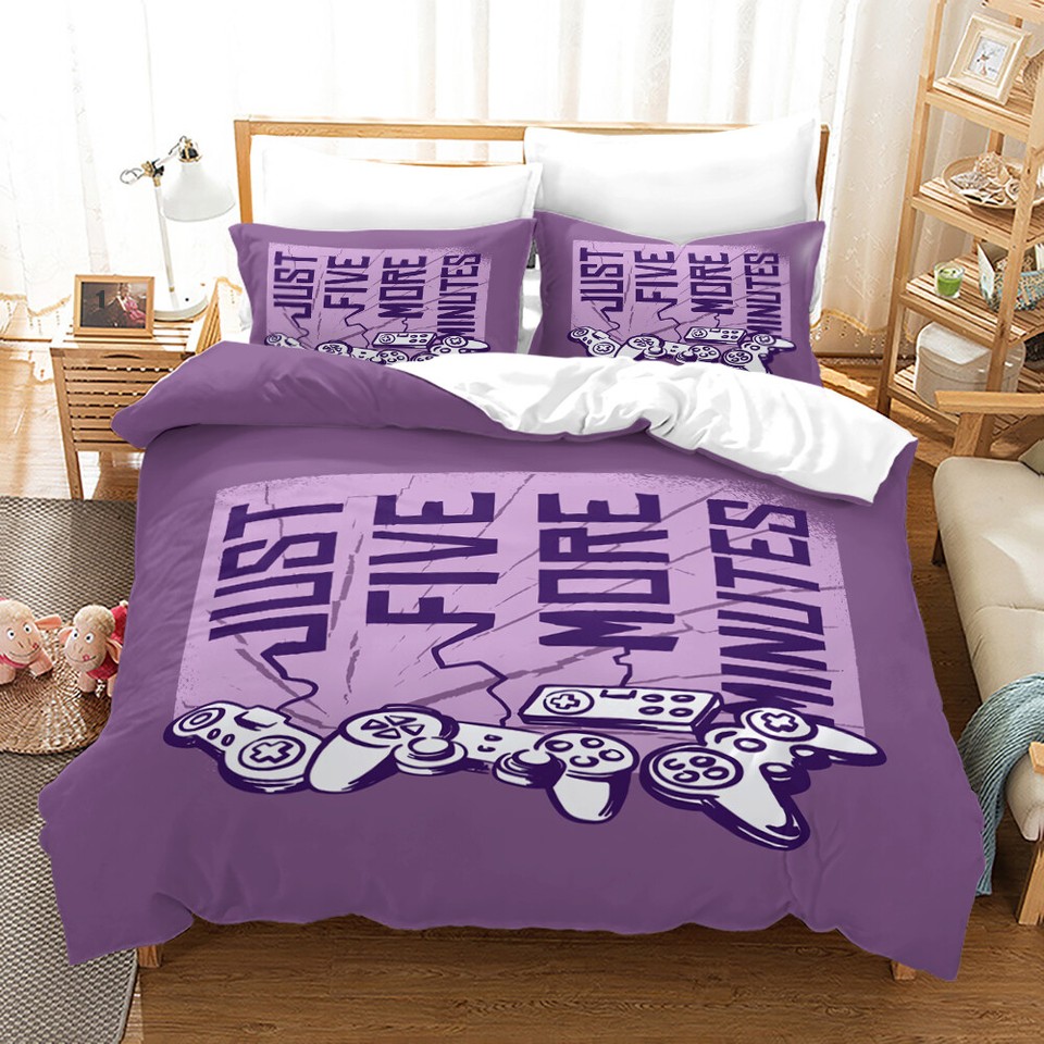 Gamer Girl Let's Play Games Game Room Gamepad Gamer Doona Duvet Quilt ...