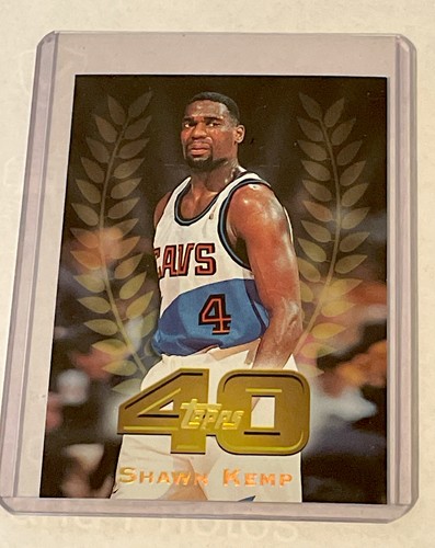 SHAWN KEMP 1997 TOPPS 40TH ANNIVERSARY #T40-33 CAVALIERS SUPERSONICS ...