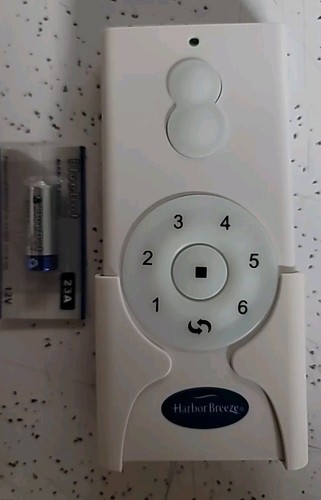 Original Harbor Breeze 6 Speed Ceiling Fan Remote W/Battery & Mount ...