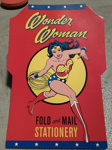 Wonder Woman Fold And Mail Stationary Set Vintage Comic Images-NEW FREE ...