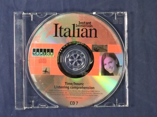 Instant Immersion: Italian (Disc 7) {Disc Only No Tracking} | eBay