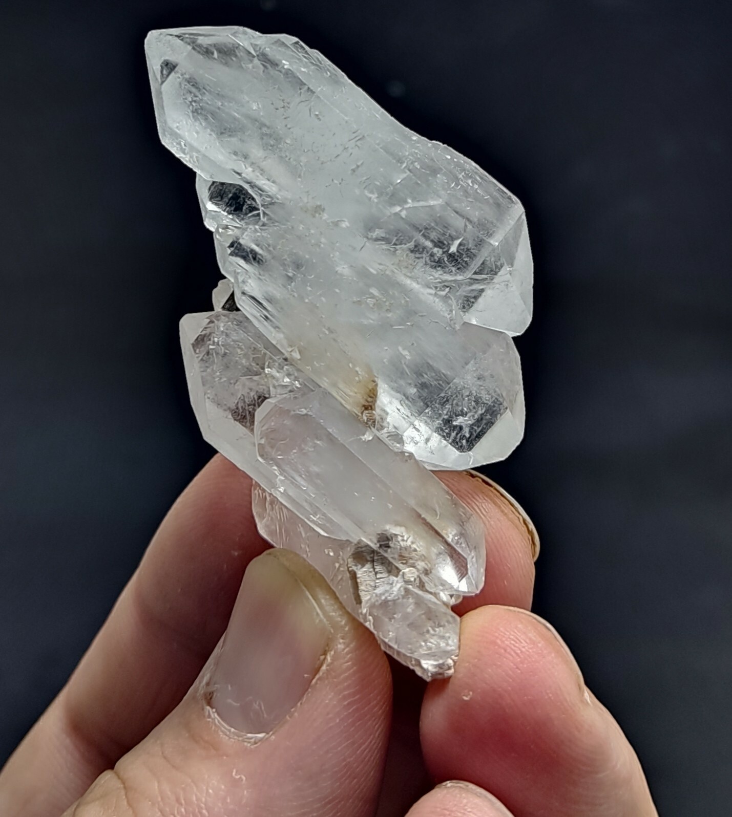 An amazing specimen of terminated faden Quartz crystal 27 grams | eBay