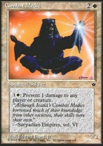 X4 Combat Medic (Beard Jr.) Fallen Empires Light Play MTG Magic DNA ...