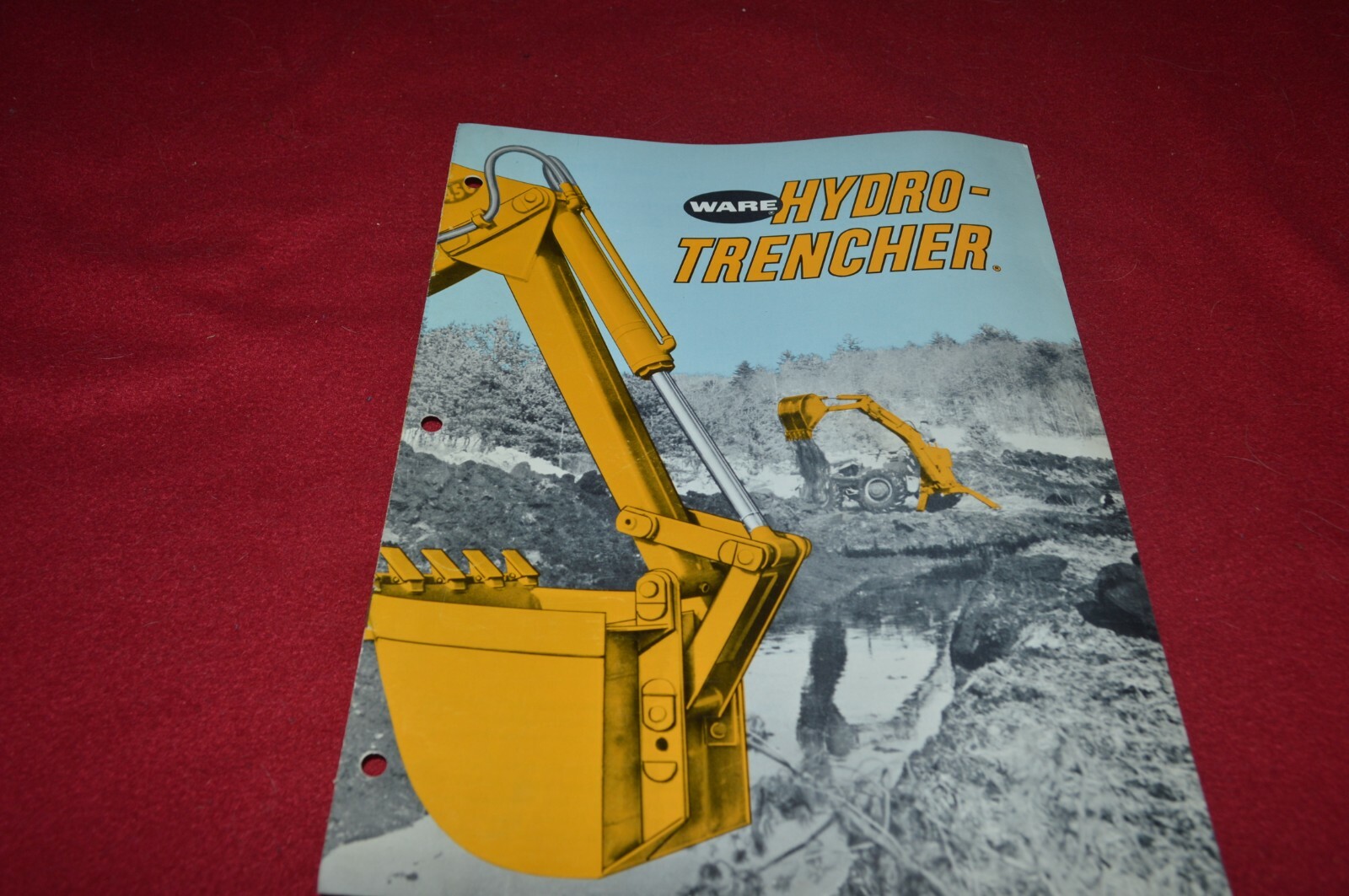 Ware Hydro-Trencher Backhoe Brochure FCCA | eBay