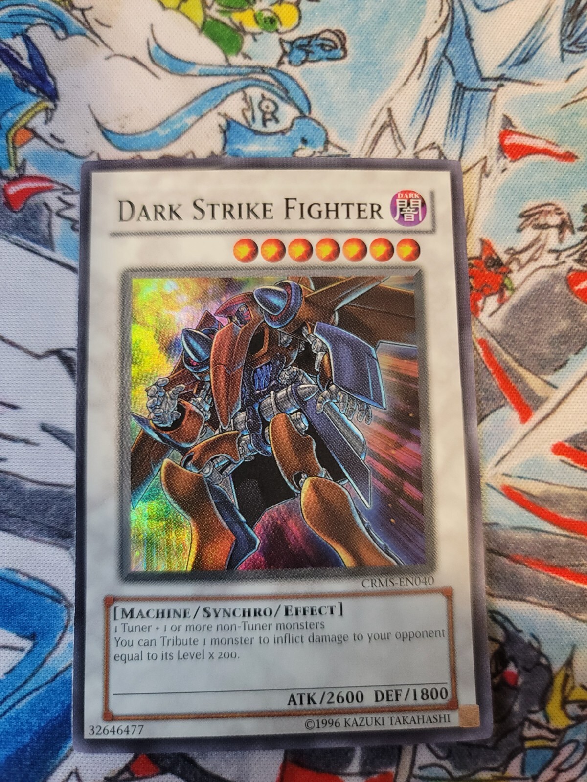 YuGioh Dark Strike Fighter CRMS-EN040 (Unl. Ed.) NM Super Rare Card | eBay