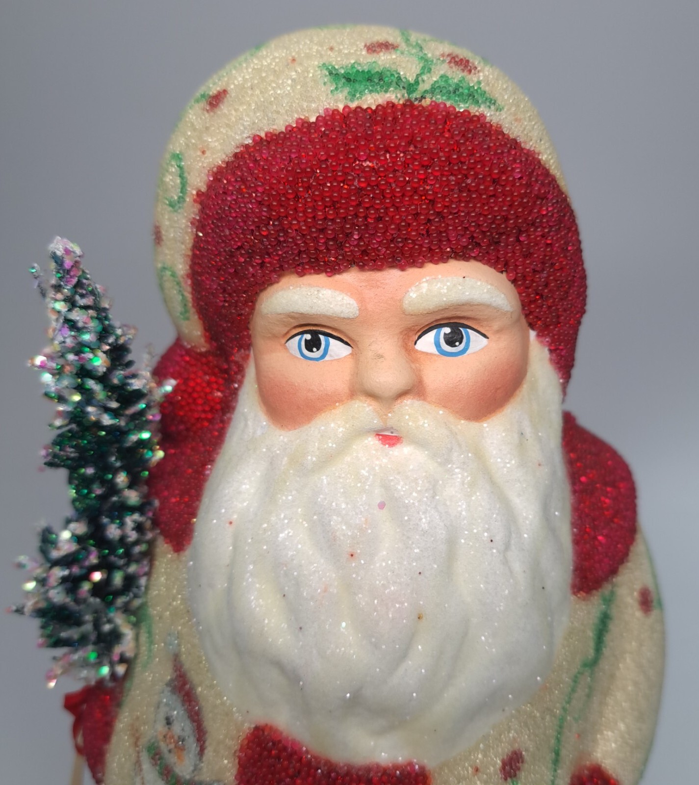 Ino Schaller Germany for Lord & Taylor 2003 Papier Mache Santa 10.5 ...