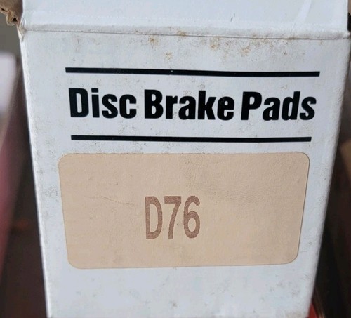 Front Disc Brake Pad Set World Brake D76 Brake Pads For 79-85 Mazda RX ...