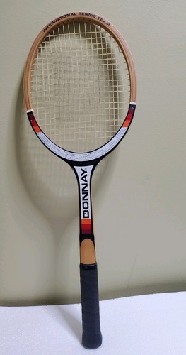 Vintage DONNAY wood tennis racquet International Tennis team racket | eBay