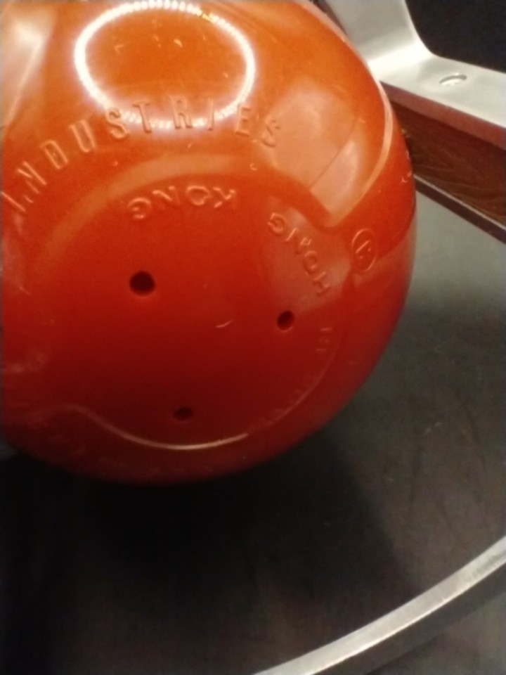 Westminister Industries 1974 Space-age Orange Globe Electro Match Table ...