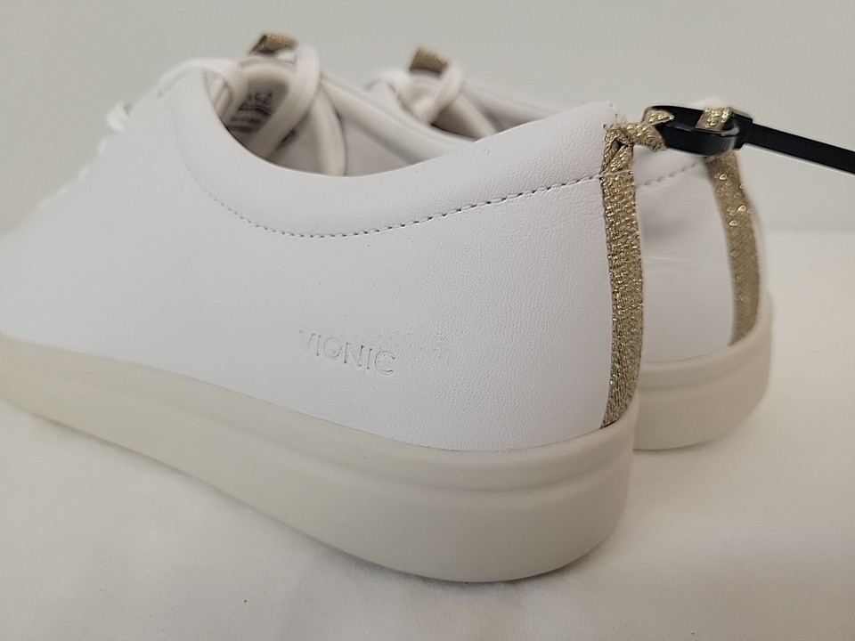 Vionic Winny Women's Size 11 Shoes White Leather Lace Up Low Top Casual ...