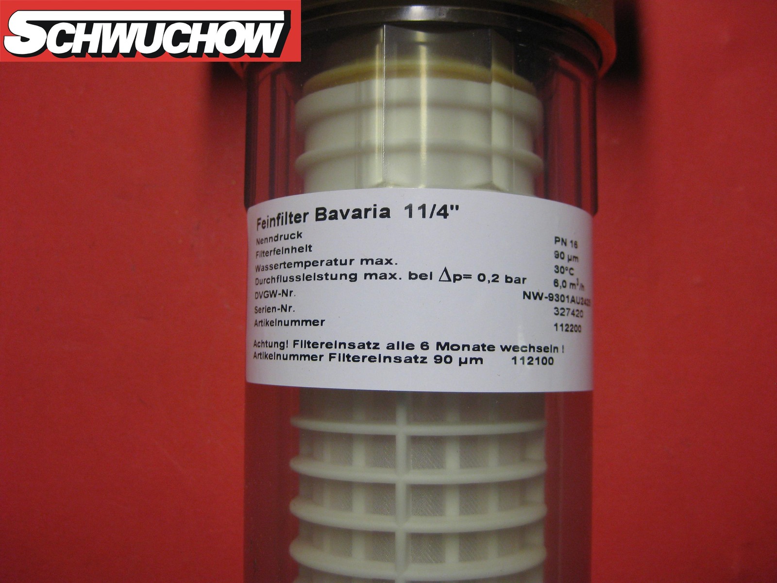 Bavaria Feinfilter Wasserfilter 1 1/4" Filter Trinkwasserfilter DN 32 ...