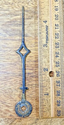 Old Clock Minute Hand 4 5/8" Long (See Desc For Arbor Size) (KD329) | eBay