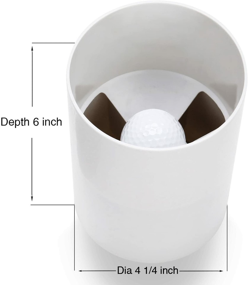 Golf Hole Cup for Backyard Practice Putting Green Fit PGA|LPGA|USGA ...