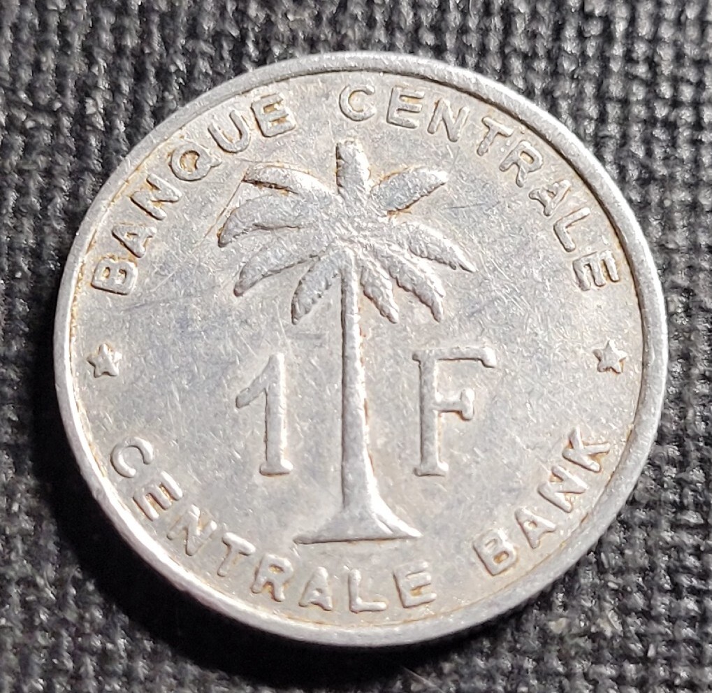 Belgium Congo 1 Franc Coin 1960 Coin | eBay