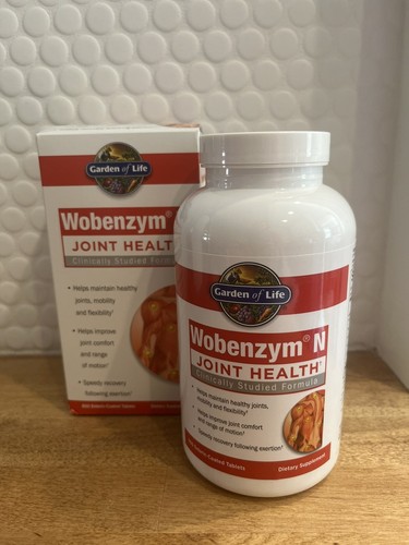 Garden of Life Wobenzym N | Joint Health | 800 Tablets | Exp 1/25 ...