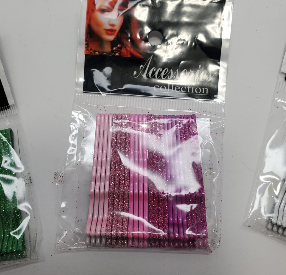 72Pcs Rainbow Bobby Pins Hair Pins Grips Clips Cosplay Dance Recital ...