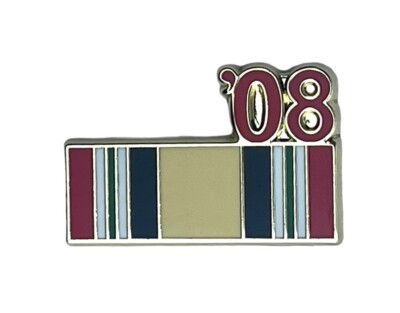 2008 Iraq War Ribbon Veteran Licensed 1 inch Hat or Lapel Pin EE12282 ...