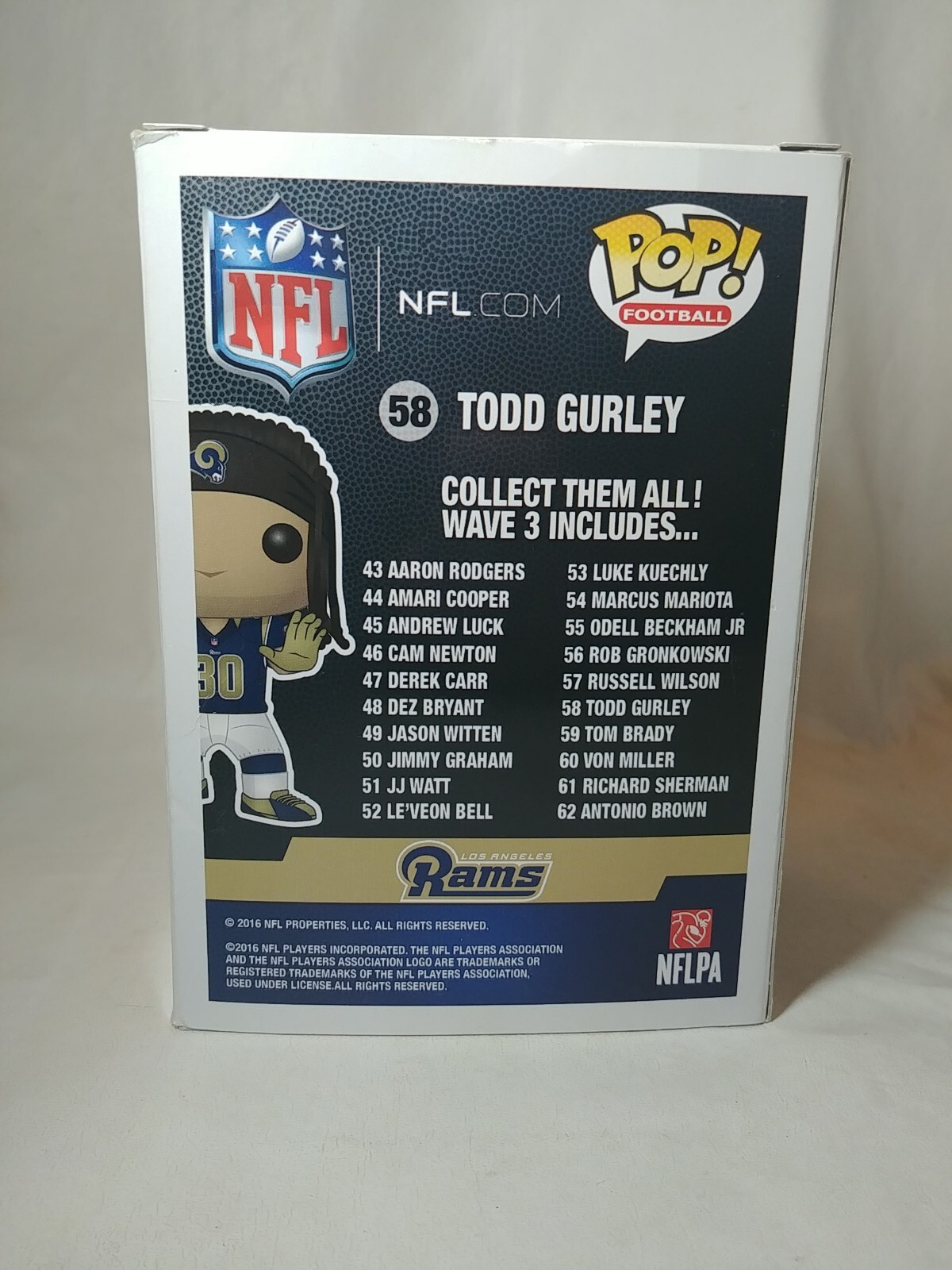 Funko Pop! Vinyl: Todd Gurley #58 for sale online | eBay