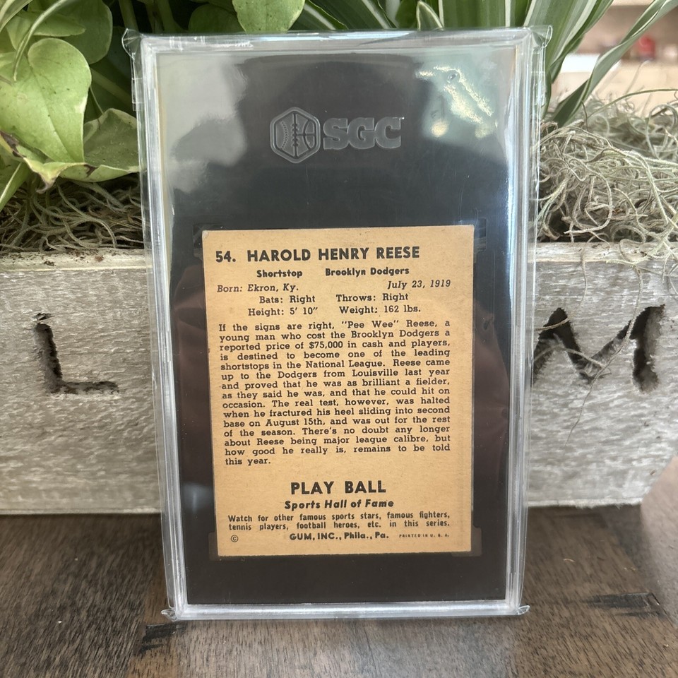 1941 Play Ball - #54 Pee Wee Reese (RC) | eBay