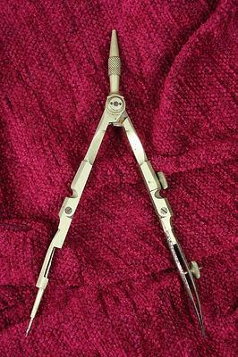 Compass with ink attachment. With rust. S.XIX. Compass with ink ...