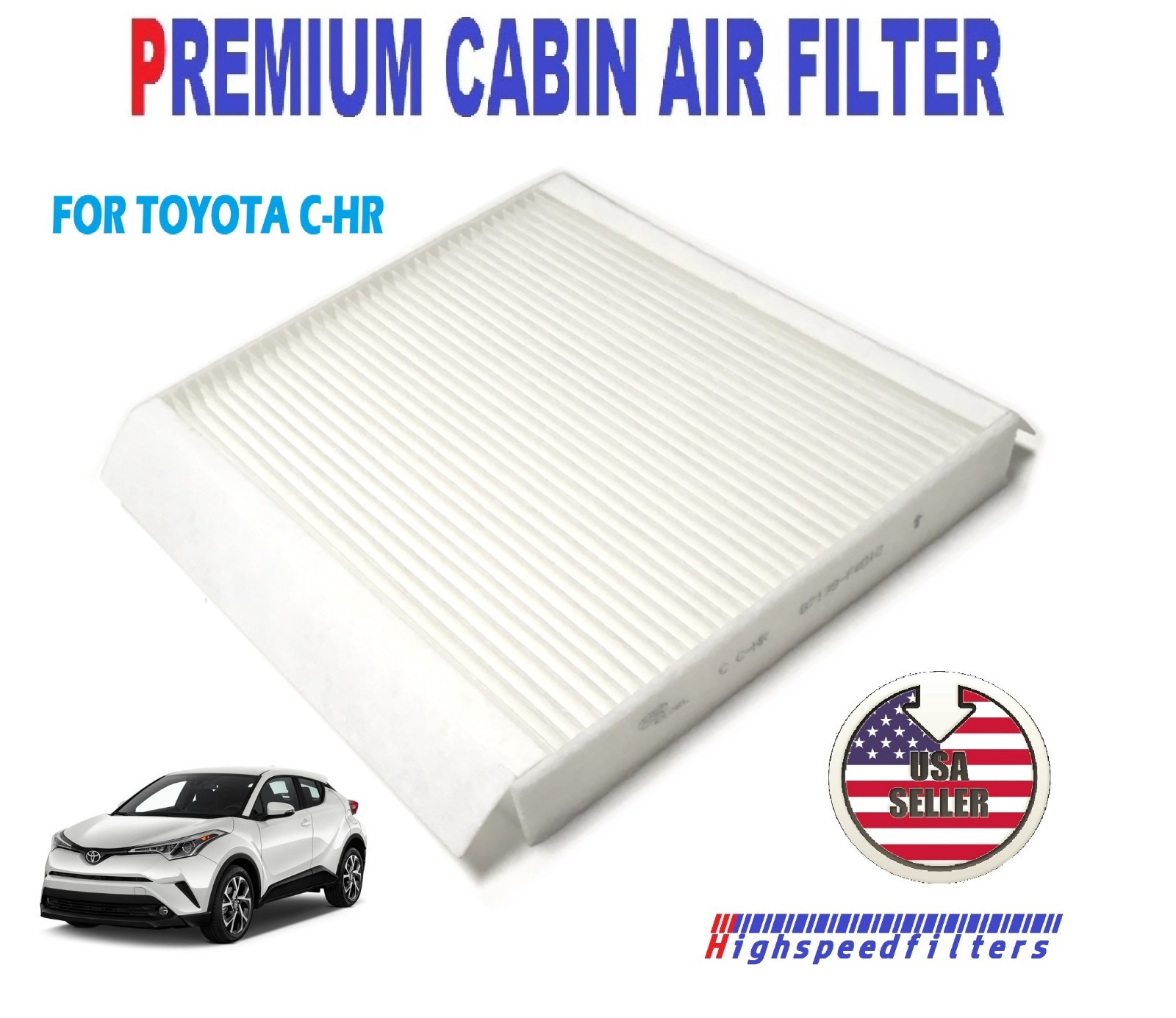HIGH QUALITY CABIN AIR FILTER For 2018 TOYOTA C-HR CHR Replace 87139 ...
