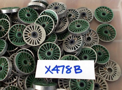 TRIANG X478B (QTY 3) GREEN BUSHED, FLANGELESS DRIVE WHEELS | eBay