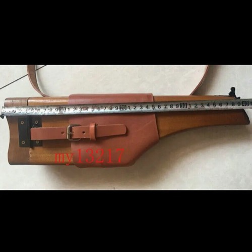 WW2 Broomhandle German Mauser C96 Wood Shoulder Holster Butt Cos Prop ...