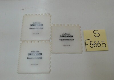 Square Notched Multi-Use Spreader, lot of 3 | eBay