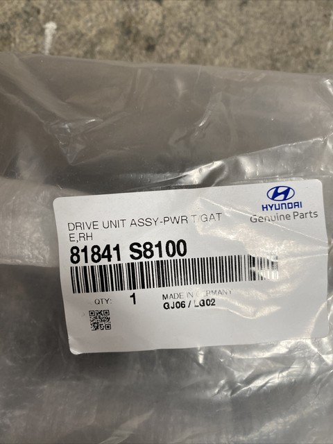 81841-S8100 OEM Hyundai Palisade Right Passenger Side Hatchback Power ...
