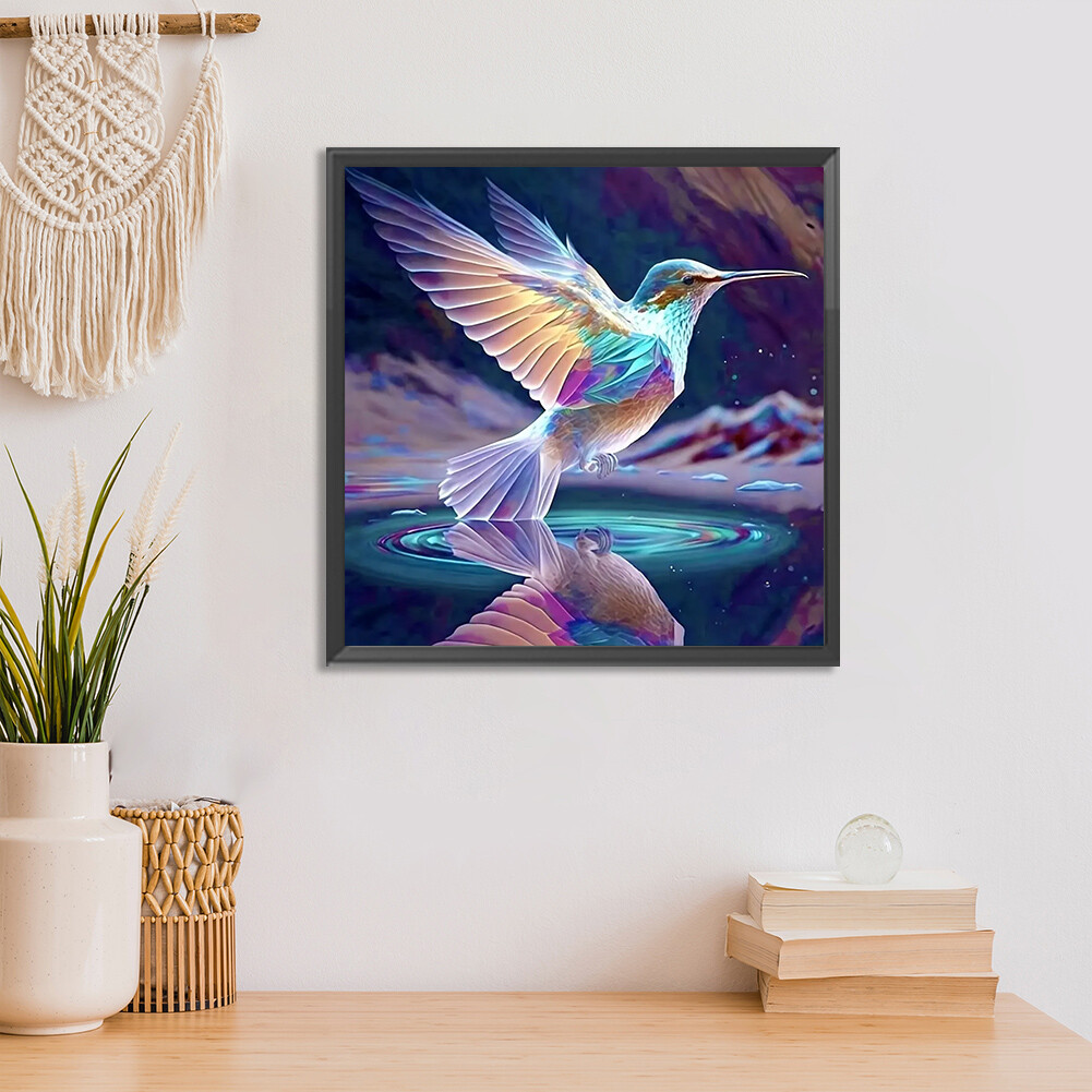 5D DIY Full Round Drill Diamond Painting Hummingbird Kit Home Decor ...