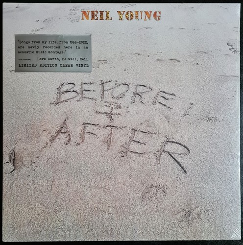 Vinyle NEIL YOUNG Before and After LP limité Clear Vinyle NEUF Emballé ...