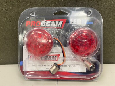Custom Dynamics Pro Beam Led Turn Signals Red (Brand new in box!) | eBay