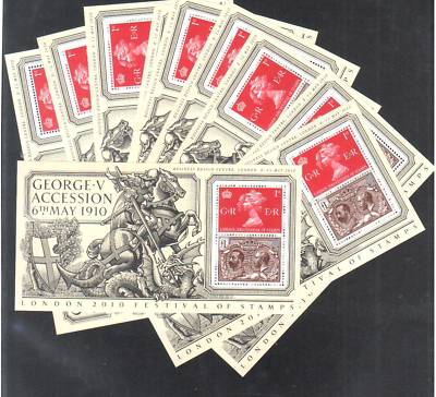 10 X MINIATURE SHEET 2010 FESTIVAL WITH OVERPRINT MNH MS3065a | eBay